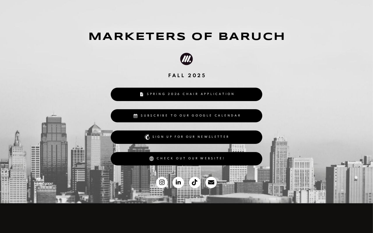 Marketers of Baruch